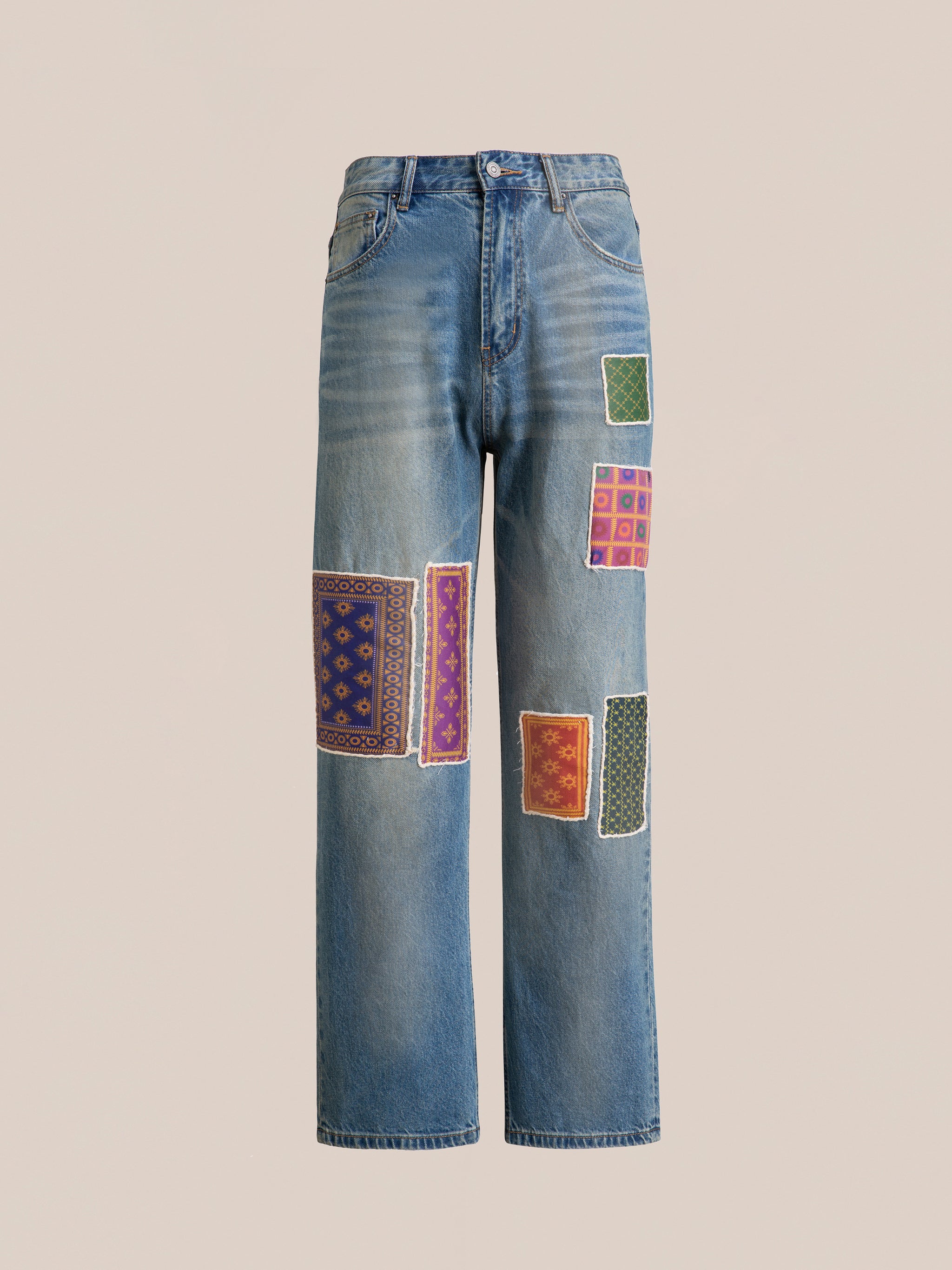 Kantha Patchwork Jeans